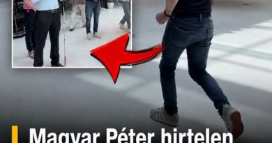 Magyar Péter hirtelen felpattant, majd rohanni kezdett: mindenki csak ...